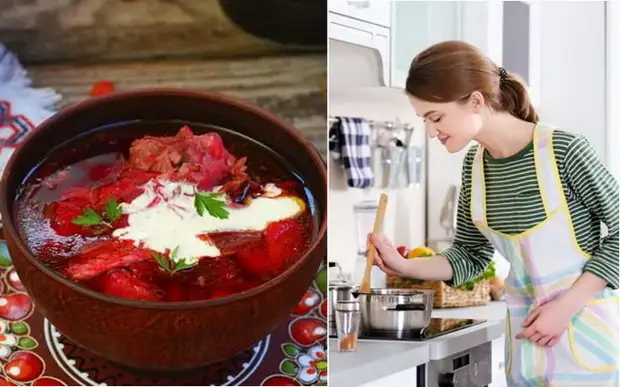 8 kulinariske tips, hvormed kød vil være saftigt, suppe er appetitlig, og borscht er ikke værre end mors