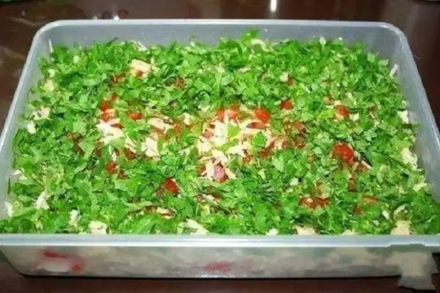 "A salada mais saborosa que já provei" é o nome da salada, mas é realmente gostosa!