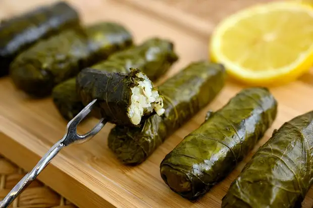 ใบสำหรับ dolma ยาก