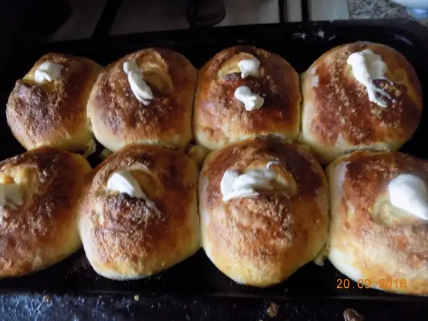 Tartas de queso tártaro a base de masa sin levadura