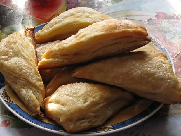 Puff pastry gancang sareng teu repot