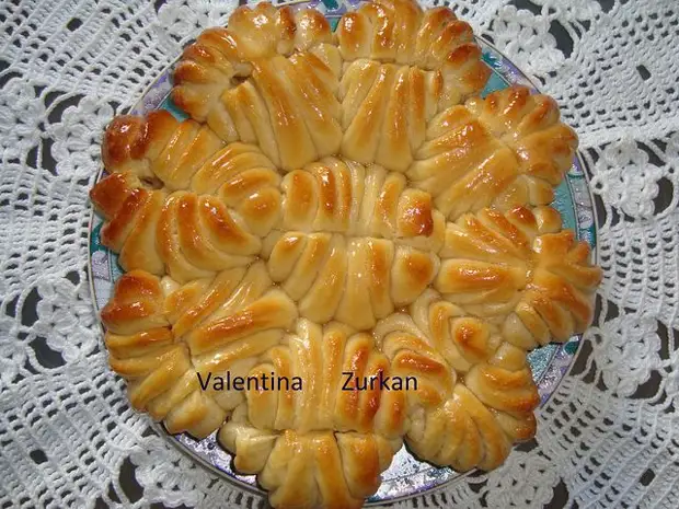 Dekoracija pite Valentine Turcan