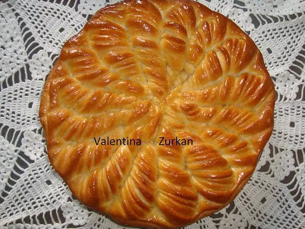 Dekoracija pite Valentine Turcan