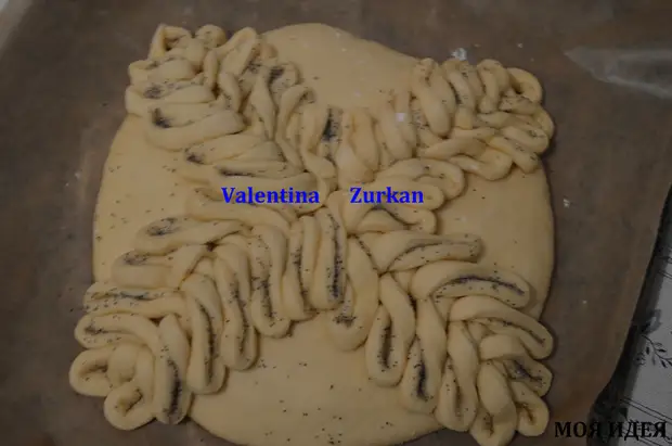 Dekoracija pite Valentine Turcan