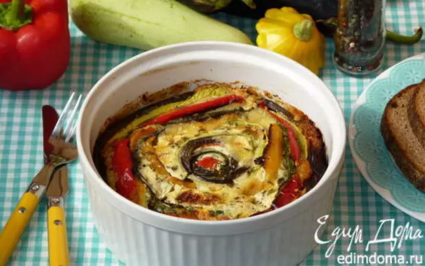 Cazola de verduras "Caracol"