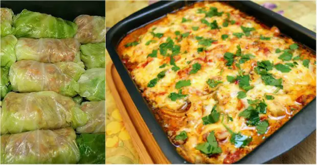 unsaon pagluto stuffed cabbage rolls sa oven