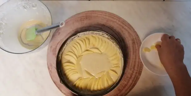 Tarta de mazá magra