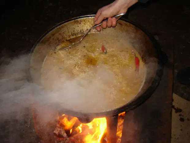 Carane cook nyata Uzbek (Fergana) pilaf