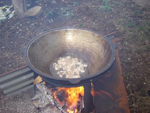 Como cociñar pilaf uzbeco (Fergana).