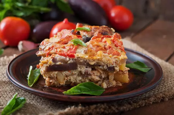 Moussaka in Greek