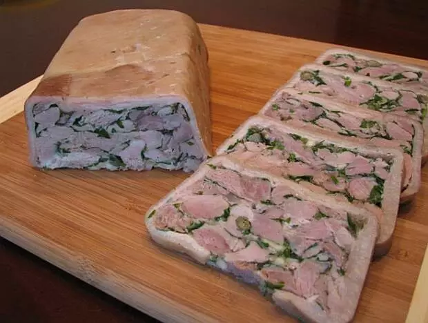 Babi shank terrine