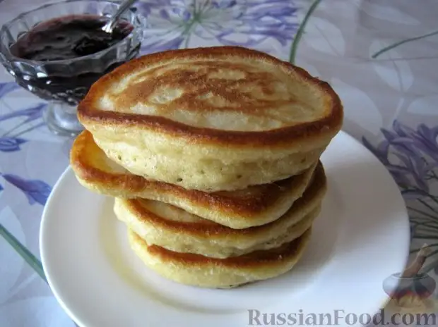 Pancakes za Whey bila mayai