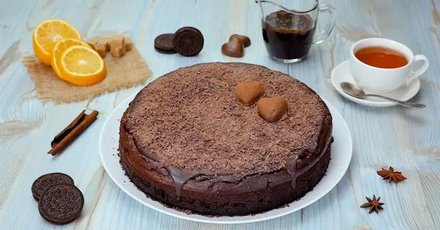 Čokoládový cheesecake s Oreo