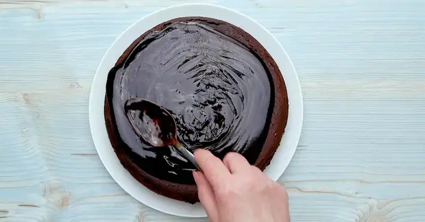 tvarohový koláč se smetanou