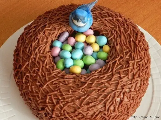 Easter cake na "Nightingale's Nest"