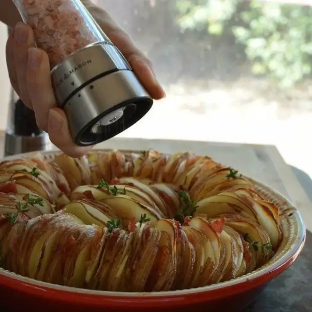 Great potatoes for a side dish. There is even no need to clean!