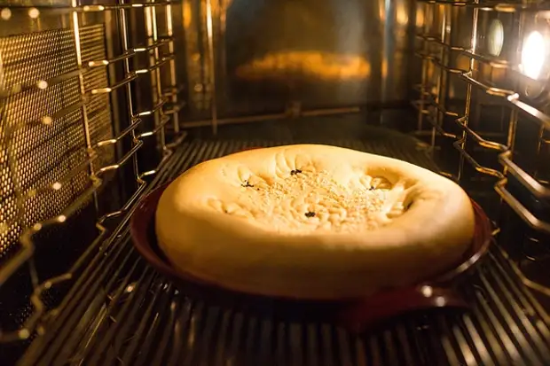 Etapa 29 de preparação de uma receita. foto