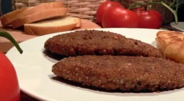 Frozen herring cutlets