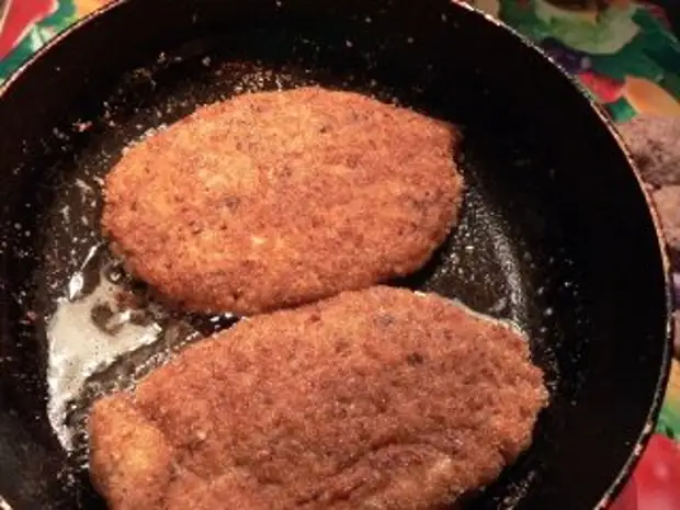 Frozen herring cutlets