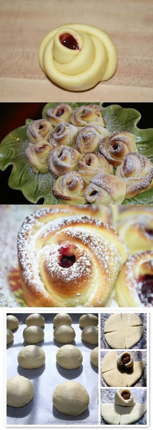 Rosebud buns. | Pagluto | Postila: