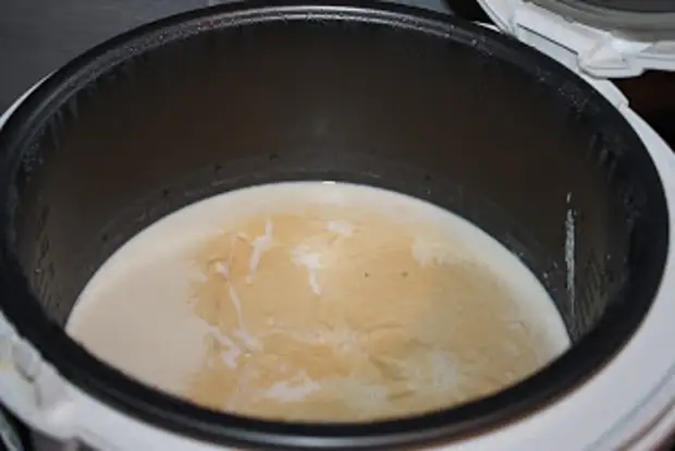 Baked milk without languishing