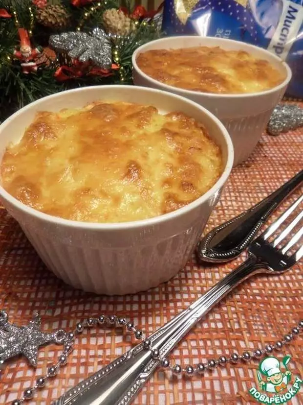 Millet na akwukwo nri casserole na anụ