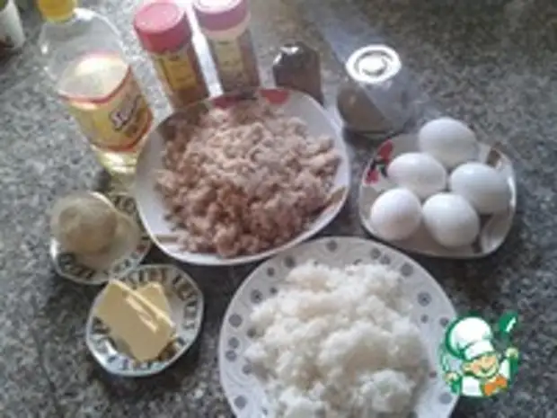 Ingrediencoj de infanĝardenaj fiŝosuflé