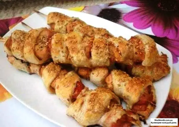 Chicken fillet kebabs a ciki