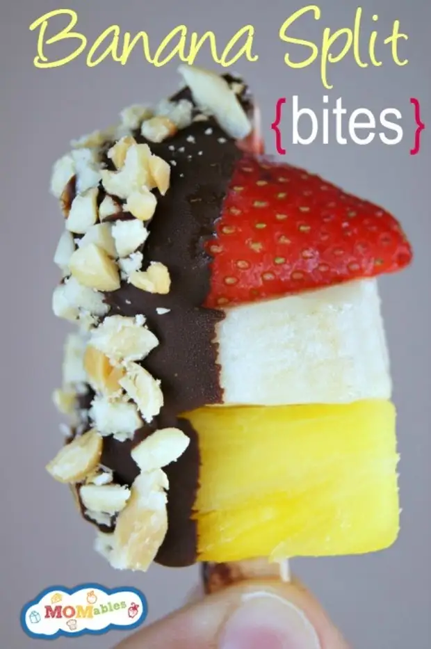 Banan Split Bites: