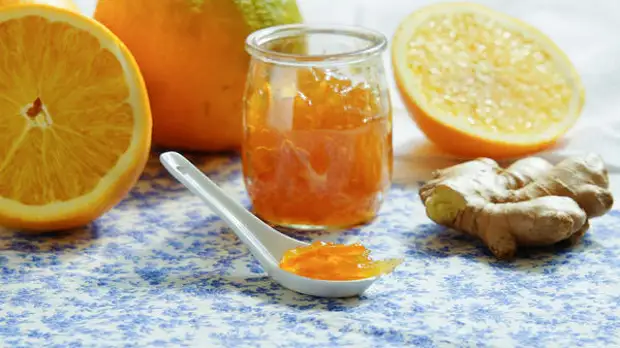 Citrus sy ginger jam