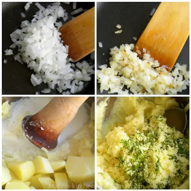 آلو، پياز ۽ parmesan سان پٽي