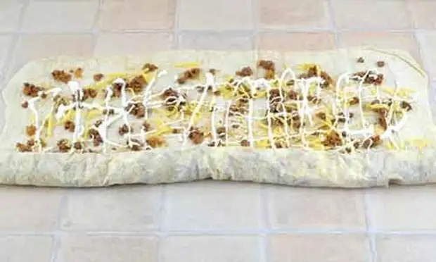 Lavash etli pirog