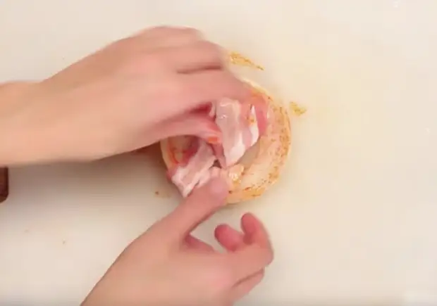 memasak onion ring