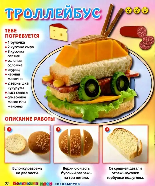 How to make funny sandwiches