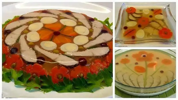 Ideas para decorar pratos en gelatina