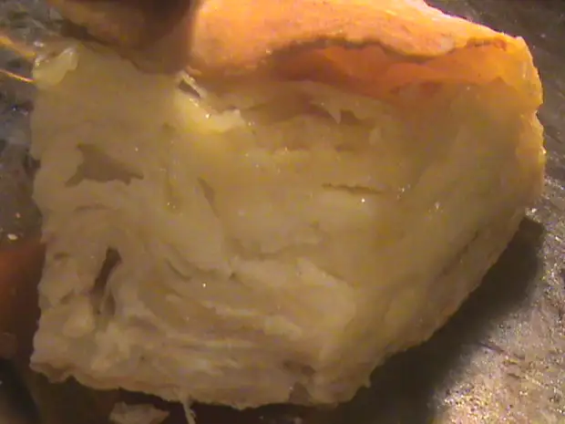 Melina atau roti pita dengan keju cottage