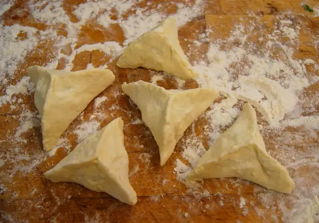 Quarkpfannkuchen gefüllt mit Bananen