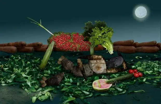 Rapat karo ayu - gambar saka sayuran