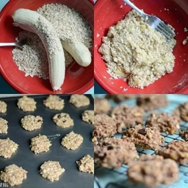 Biskuit Dua Potong - Pisang dan Oatmeal