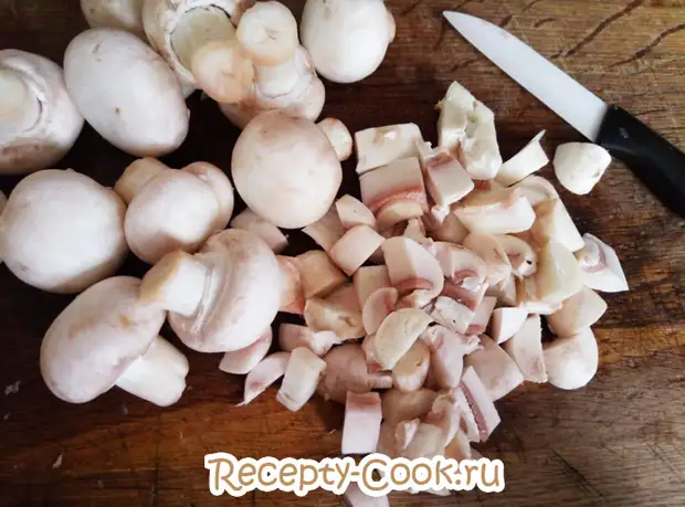 receita de frango com cogumelos