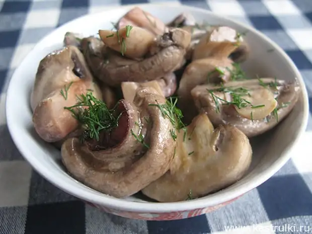 Champignons yatoranijwe: kwerekana inzira