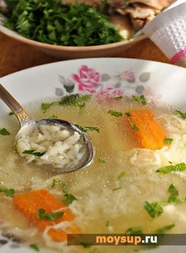 Vegetable broth soup