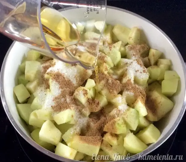 Tarta de manzana de una nueva forma