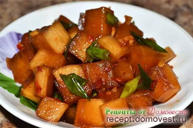 Kimchi Rabanete Branco (Kakdugi)