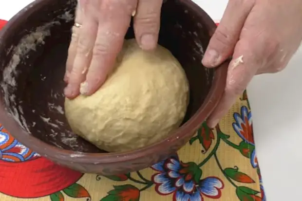 Tortilla farcita con scalogno / frullare scalogno e uova e sarete soddisfatti: foto passaggio 2