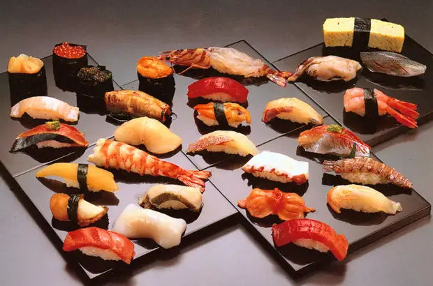 4. Sushi, sushi, Iapani