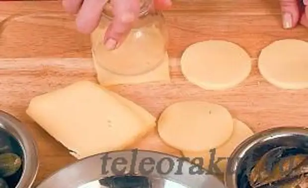 Rosetas de espadín con queso