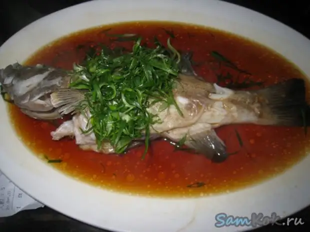 Eksklusibo! Borscht nga adunay fried carp