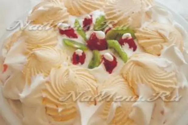 marshmallow tarta kremarekin