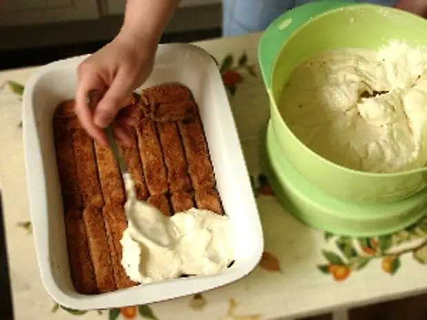 Samm-sammult tiramisu retsept koos fotodega